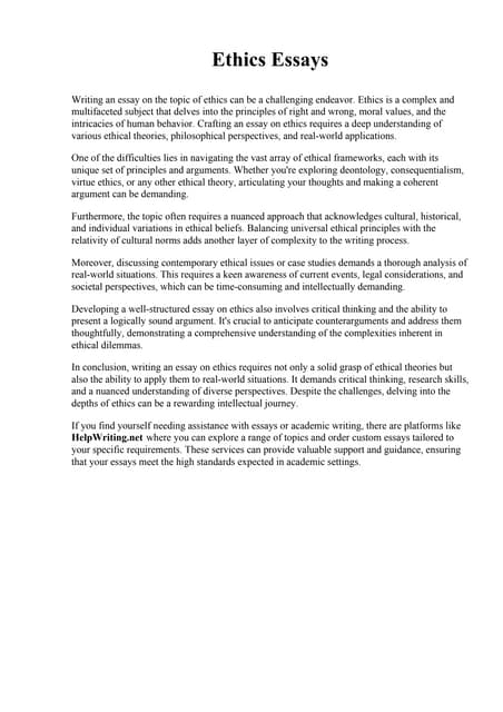 Code Of Ethics Essay.pdf