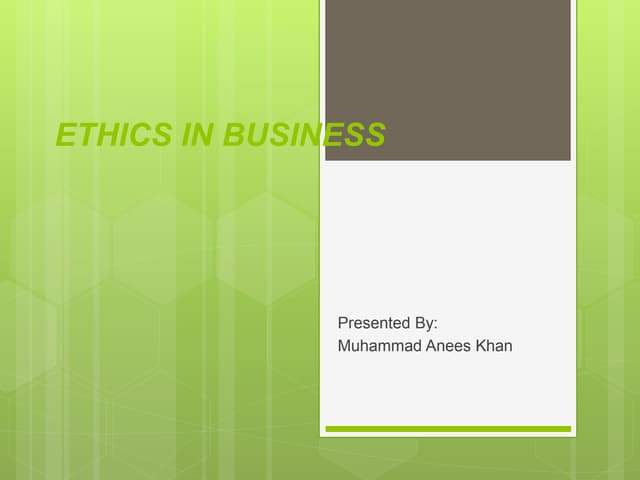 Workplace Ethics PowerPoint Presentation | PPT
