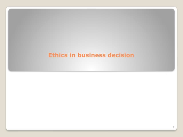 Chap9 business ethics_powerpoint | PPT