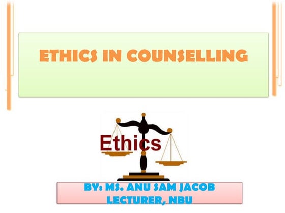 ACA Code Of Ethics As Approved By The ACA Governing Council AMERICAN COUNSELING ASSOCIATION | PDF