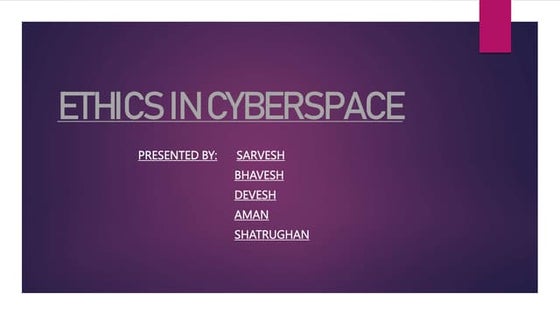 Digital citizenship and online etiquette ICT chapter 06 | PPT