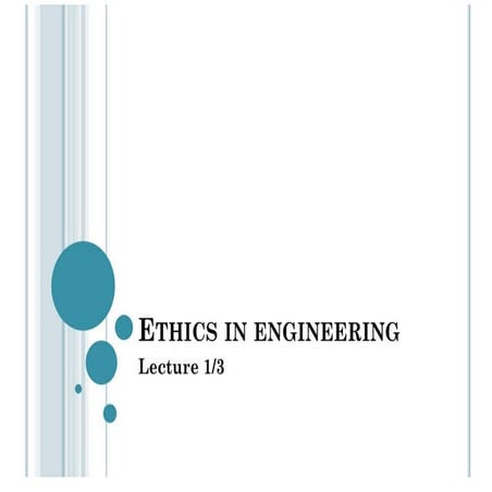 Ethics In Engineering | PPT