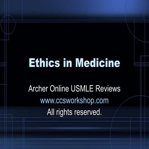 Ethics in medicine | PPT