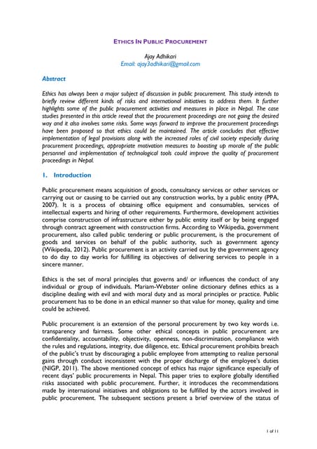 Ethical Procurement and Supply 2017 - Certificate | PPT