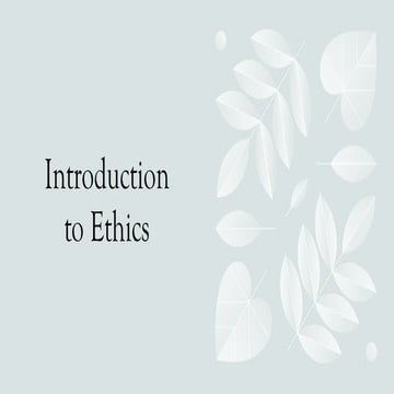 Ethics - Introduction to the Course.pptx