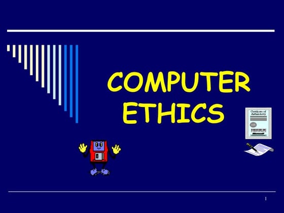 The 10 Commandments of Computer Ethics | PPT