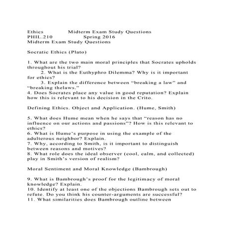 EthicsMidterm Exam Study QuestionsPHIL.210 Sprin.docx