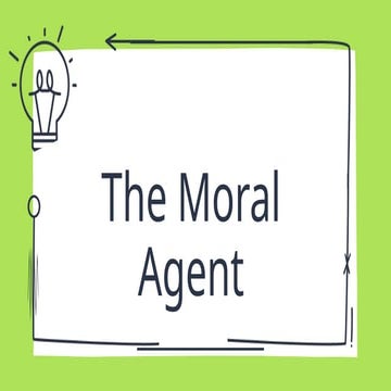 ETHICS (MORAL AGENT) tertiary level pptx | PPTX