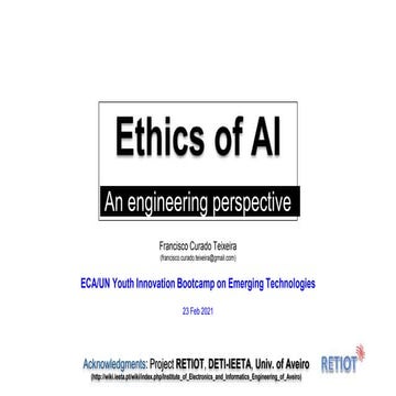 Ethics of AI - An Engineering Perspective | PPT