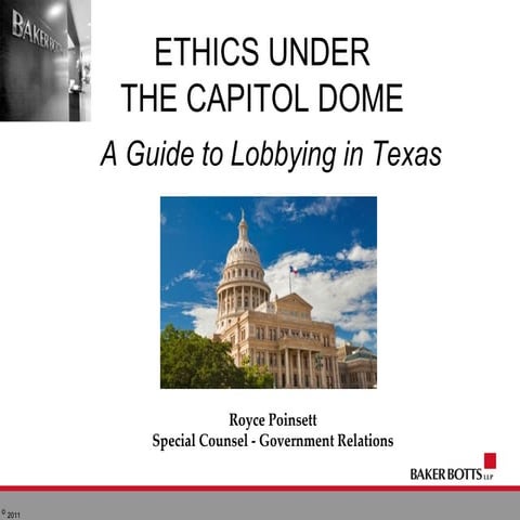 Ethics under the capital dome | PPT