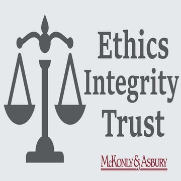 Ethics, Integrity and Trust | PPTX