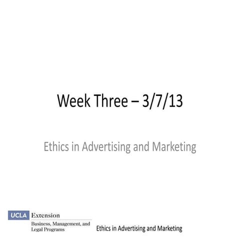 Ethics week 4 | PPTX