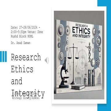 Research Ethics & Integrity: An Islamic Perspective | PPTX