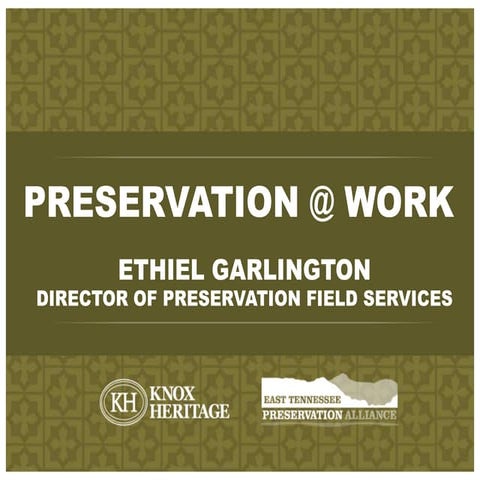 Ethiel garlington, preservation @ work wallace and wallace | PPTX ...