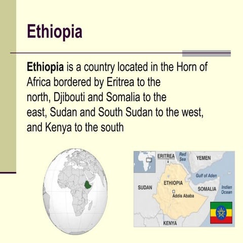 Introduction to Country Profile Ethiopia | PDF