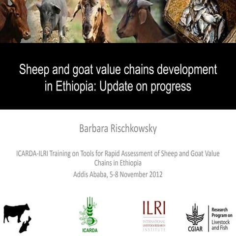 Sheep and goat value chains development in Ethiopia: Update on progress ...