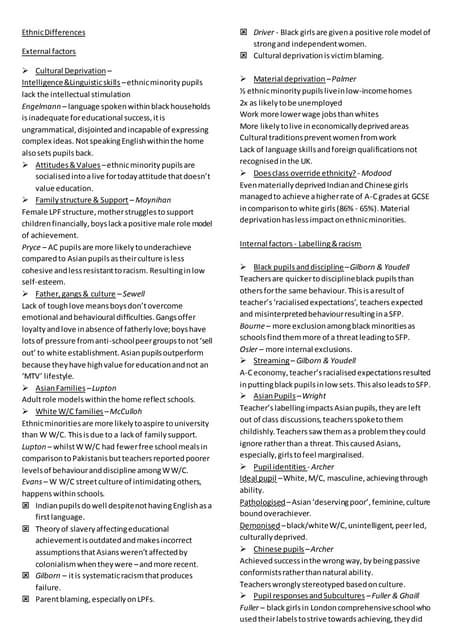 Class differences in educational achievements | PDF