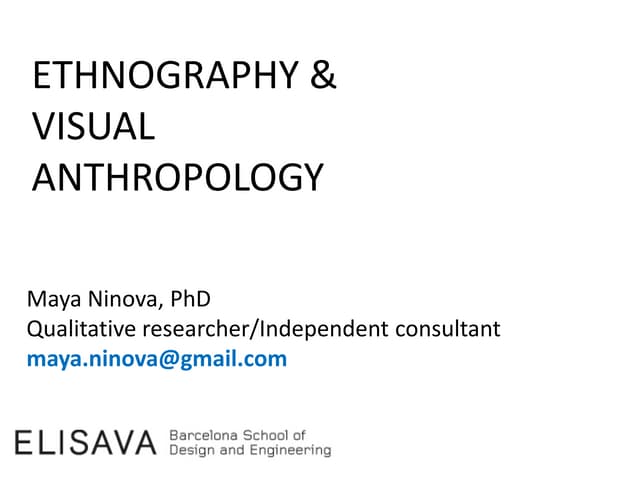 Ethnography | PPT