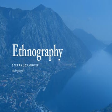 Ethnography | PPT