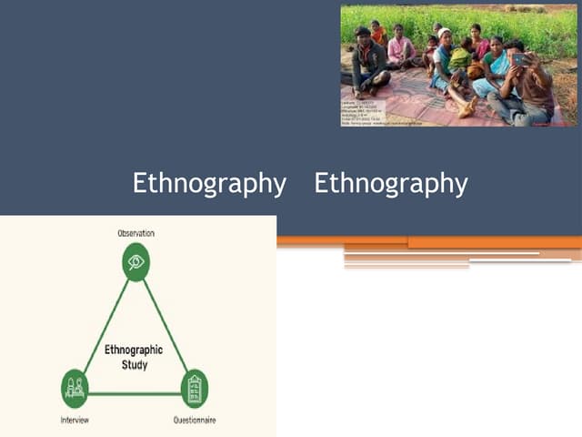 Ethnography | PPTX