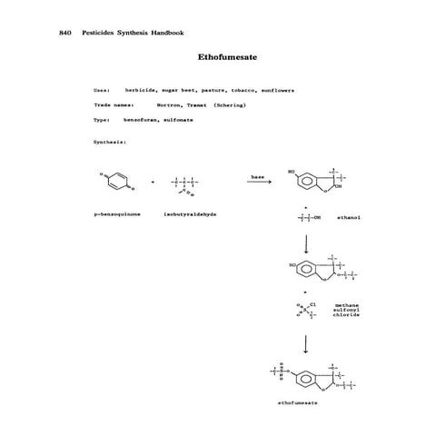 Ethofumesate synthesis | PDF