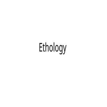 Animal behaviour | PPTX