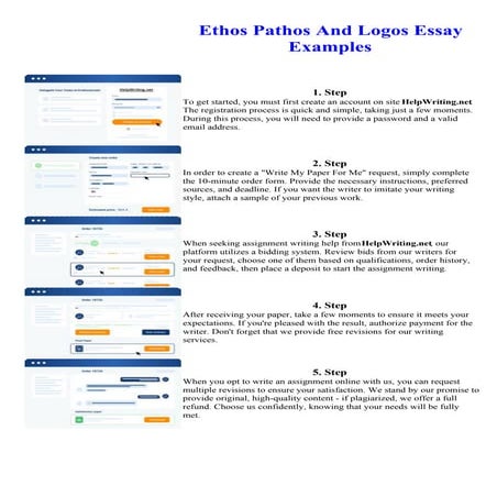 Ethos Pathos And Logos Essay Examples. Online assignment writing ...