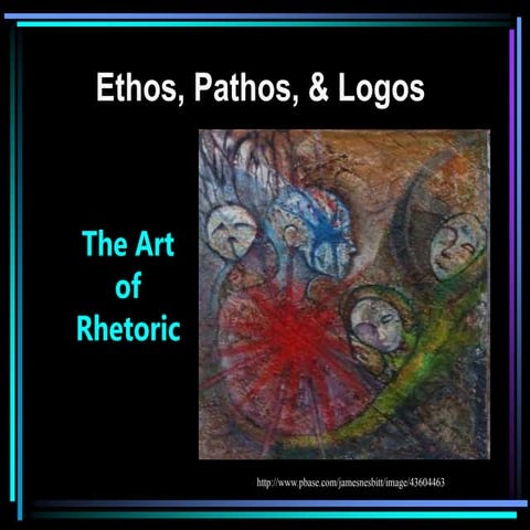 Ethos Pathos Logos - The art of rhetoric | PPT