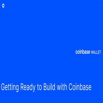 Encode x ETH Safari: Building with and Integrating Coinbase Wallet | PPT