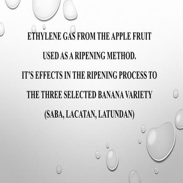 Ethylene Gas from the Apple Fruit.pptx