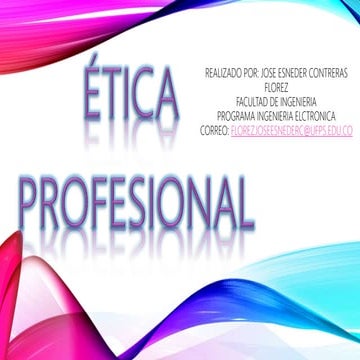 Codigo ético personal | PPTX