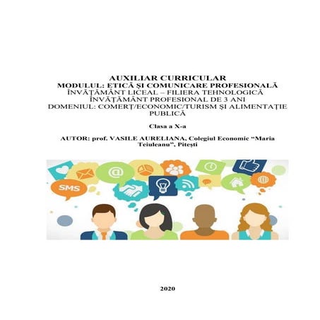 Auxiliar Etica si comunicare profesionala | PDF