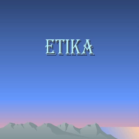 Etika | PPT