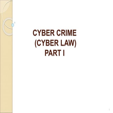 Etika Profesi-CYBER CRIME n CYBER LAW.ppt