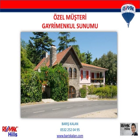 RE/MAX Tan Satılık Arsa Portföy Sunum Örneği | PPTX