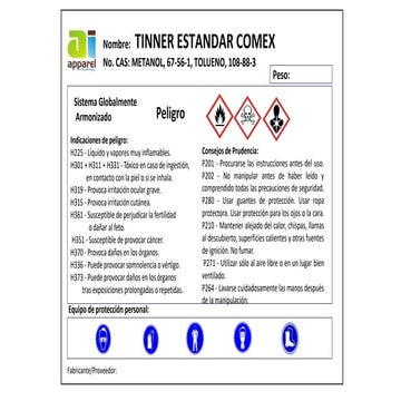 Etiqueta de Tinner Estandar puedes editar.pptx