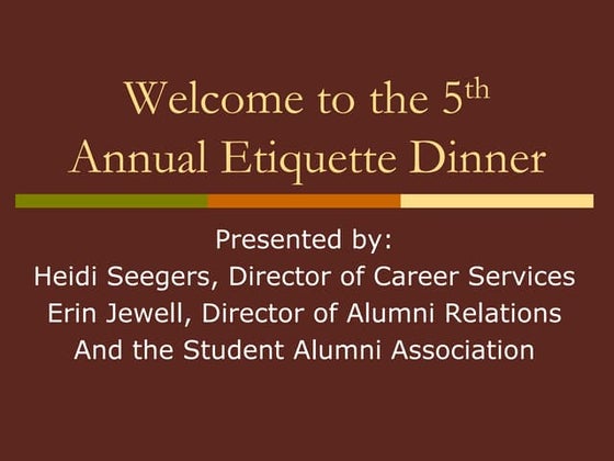 Etiquette and good manners | PPT