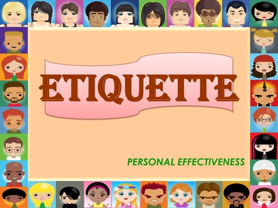 Mess etiquette and Table Manners | PPT