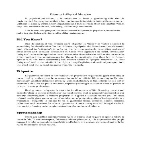PHYSICAL EDUCATION 4 | PPTX