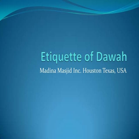 Why Dawah? | PPTX | Islam | Religion & Spirituality