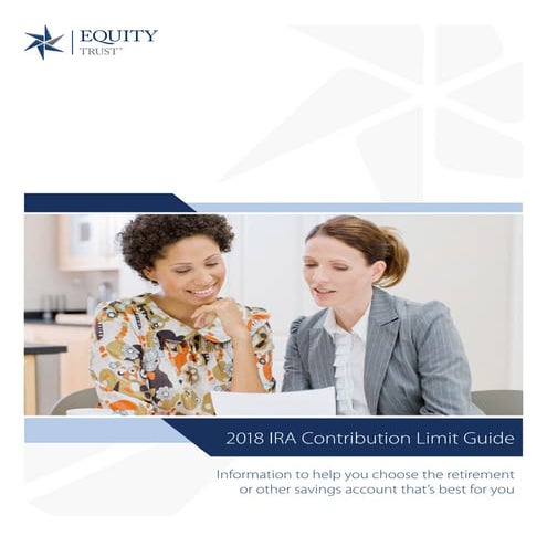 2018 IRA Contribution Limit Guide | PDF