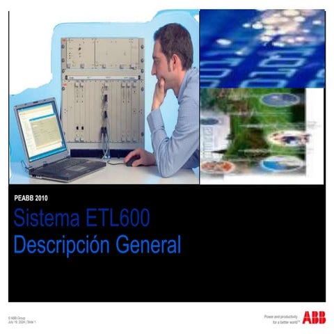 ETL600_1 es un equipo para transmisión de voz, datos y teleprotección ...