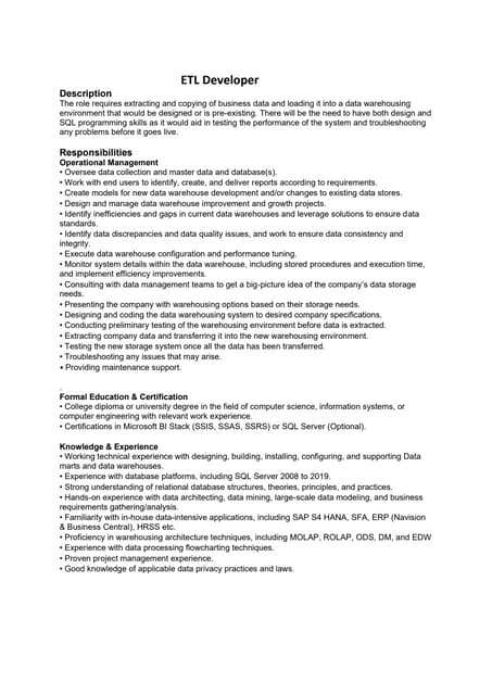 Snowflake Resumes.pptx | Databases | Computer Software and Applications