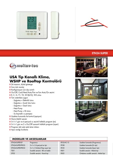 BMS Uyumlu FCU-Klima-VAV-WSHP Kontrolör Maxi net | PDF