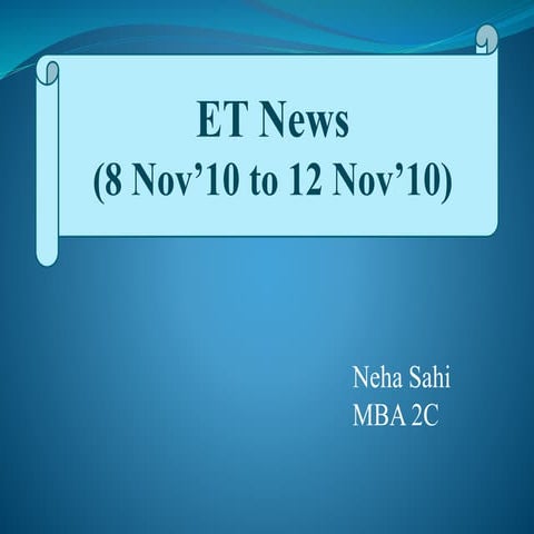Et news7 | PPTX