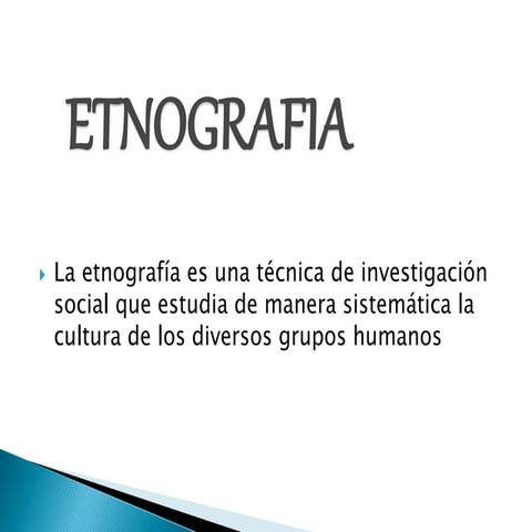 Etnografia | PPT