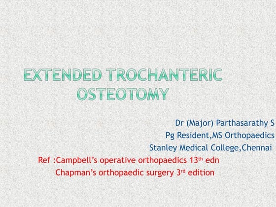 Templating of total hip replacement (THR) | PPT