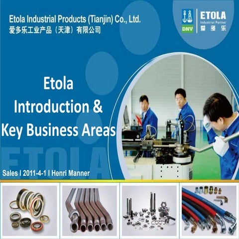 Etola products henri manner 2011 v.2 | PPT