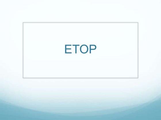 Environmental Threat & Opportunity Profile (ETOP)) | PPT