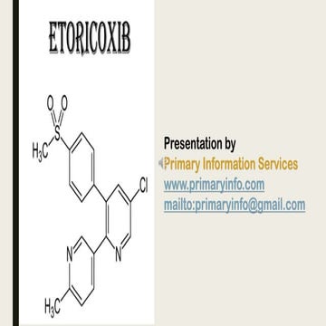 Etoricoxib - Technology sources | PDF